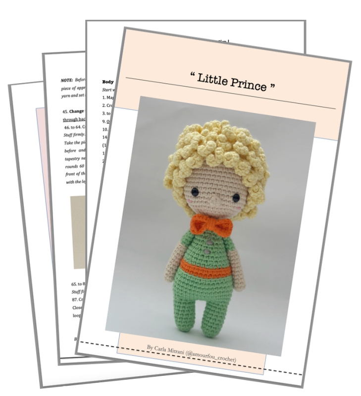 The Little Prince amigurumi pattern - Amigurumi.com
