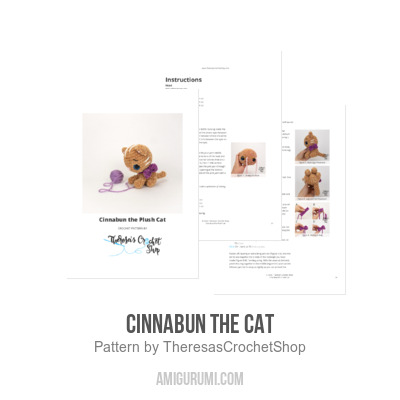 Cinnabun the Cat amigurumi pattern - Amigurumi.com