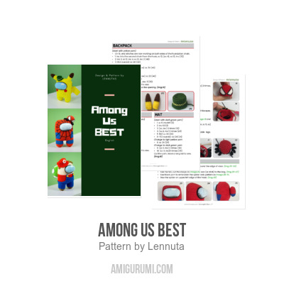 Among Us Best amigurumi pattern - Amigurumi.com