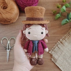 Willy Wonka and Oompa Loompa amigurumi pattern - Amigurumi.com