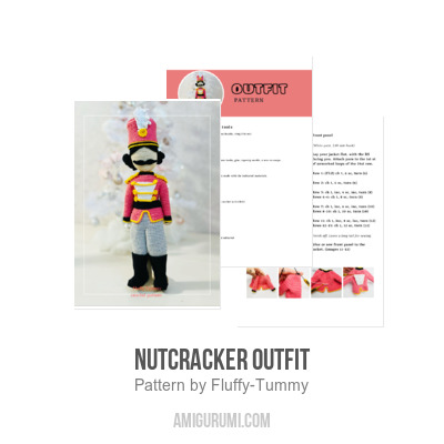 Nutcracker outfit amigurumi pattern - Amigurumi.com