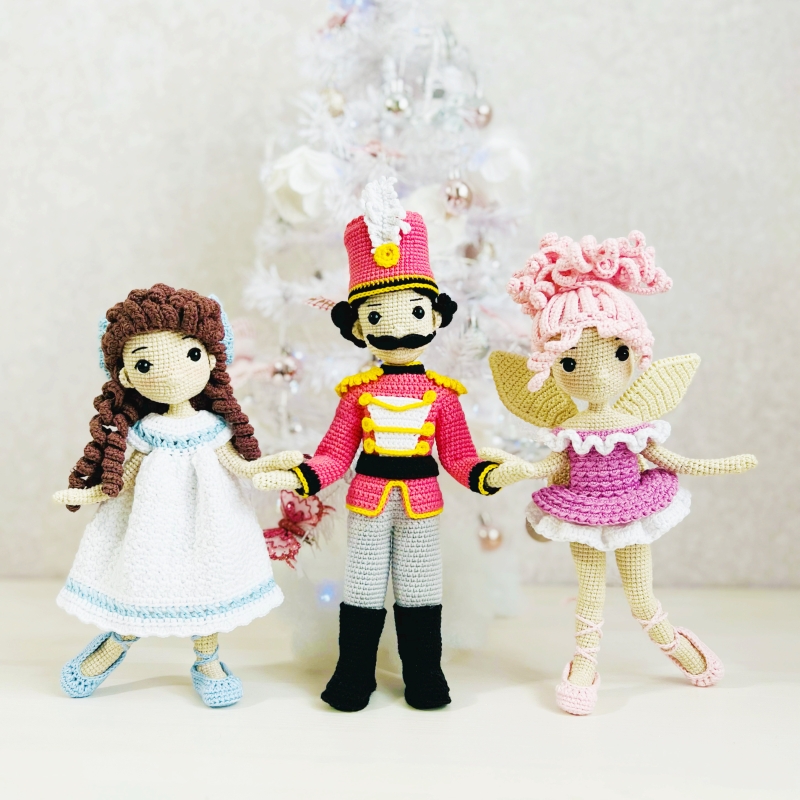 Nutcracker set amigurumi pattern - Amigurumi.com