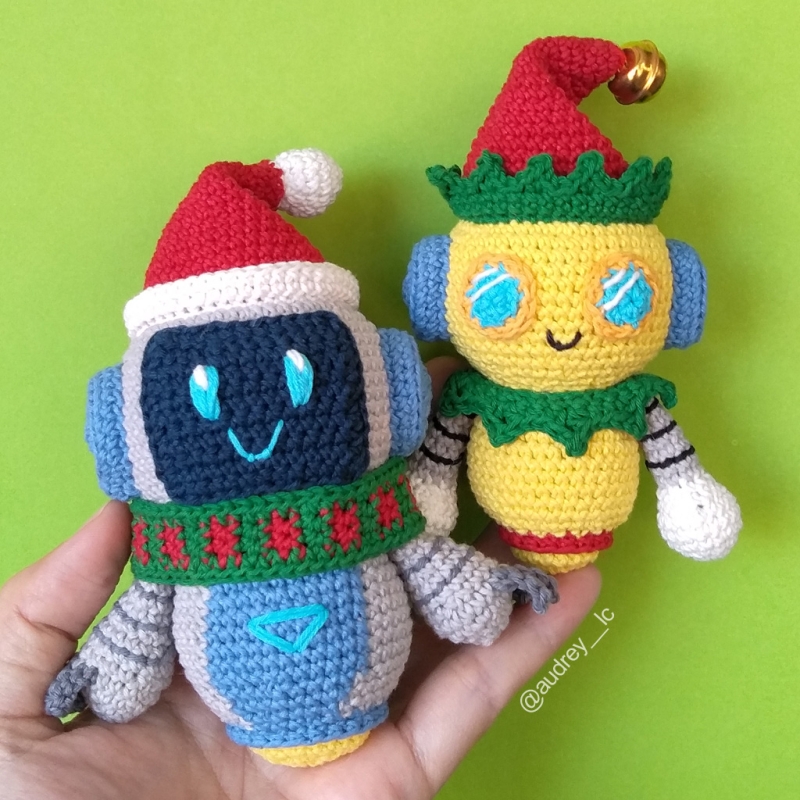 Robo Christmas amigurumi pattern - Amigurumi.com