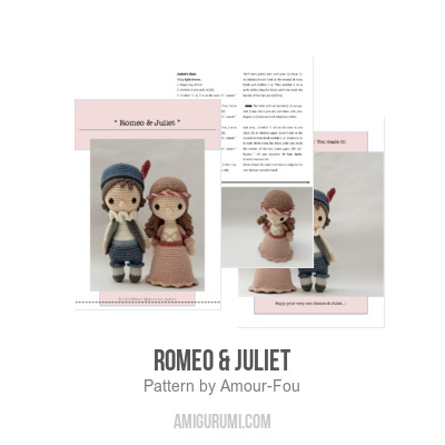 Romeo & Juliet amigurumi pattern - Amigurumi.com