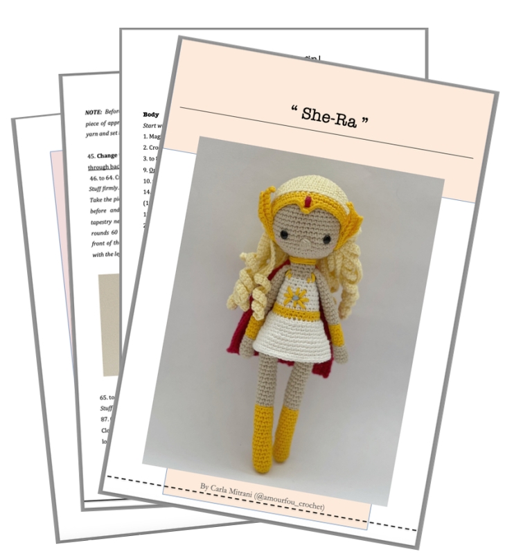 She-Ra Tribute amigurumi pattern - Amigurumi.com