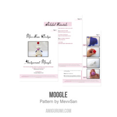 Moogle amigurumi pattern - Amigurumi.com