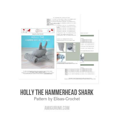 Holly the Hammerhead Shark amigurumi pattern - Amigurumi.com