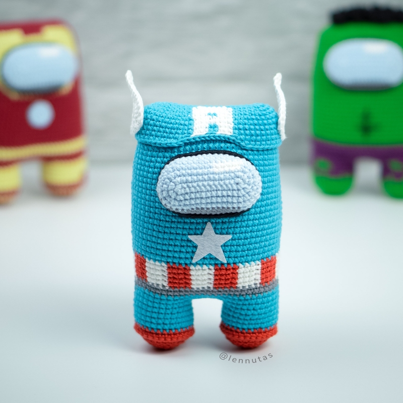 Among Us Superheroes amigurumi pattern - Amigurumi.com
