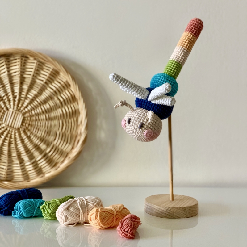 LILY BELL cute & musical dragonfly amigurumi pattern - Amigurumi.com