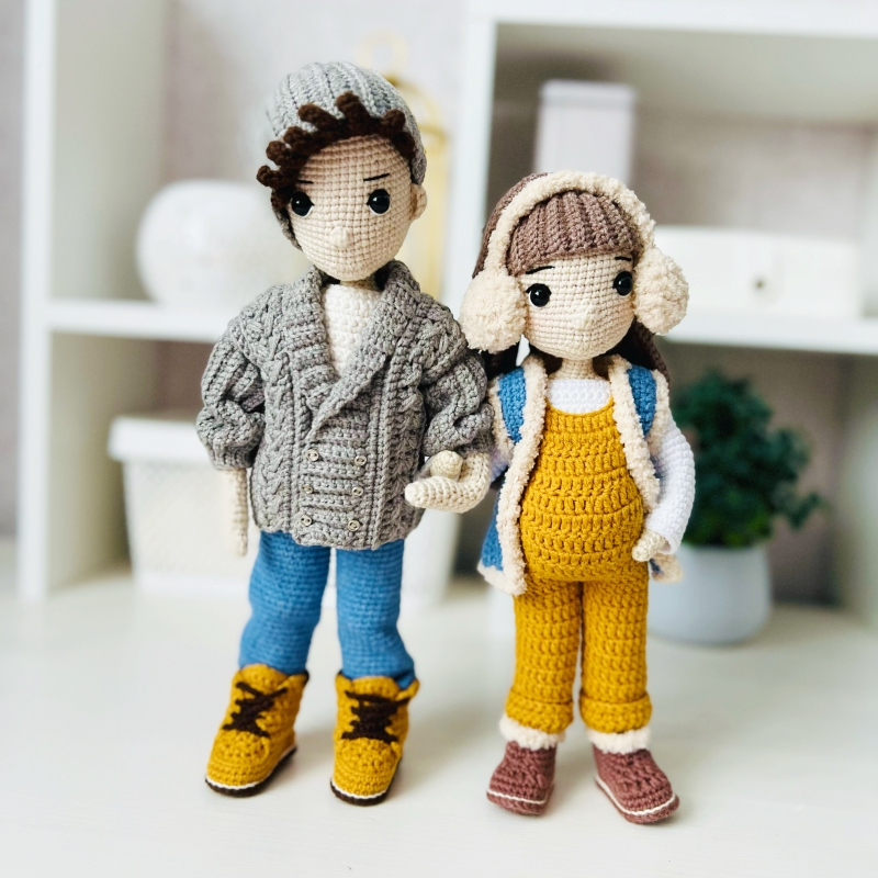 Sweethearts couple amigurumi pattern - Amigurumi.com