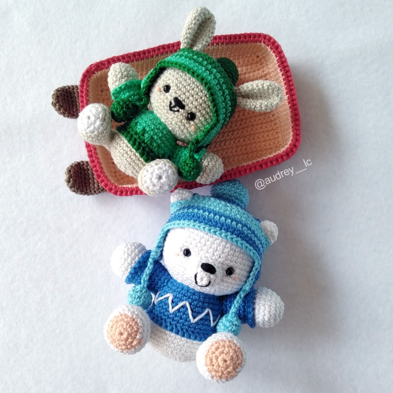 Sled Buddies amigurumi pattern - Amigurumi.com