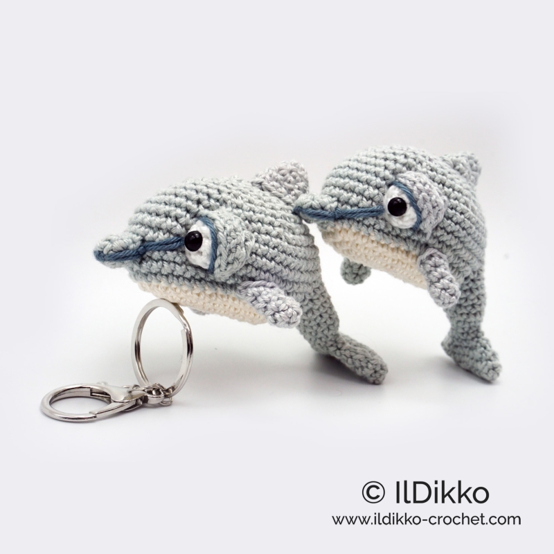 Donny the Dolphin Keychain amigurumi pattern - Amigurumi.com