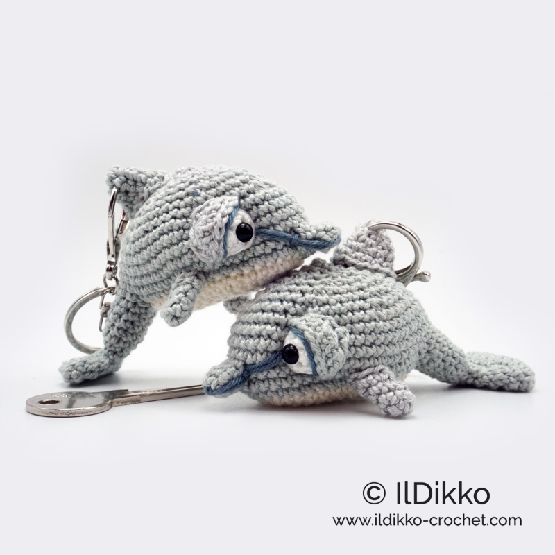 Donny the Dolphin Keychain amigurumi pattern - Amigurumi.com