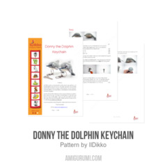 Donny the Dolphin Keychain amigurumi pattern - Amigurumi.com