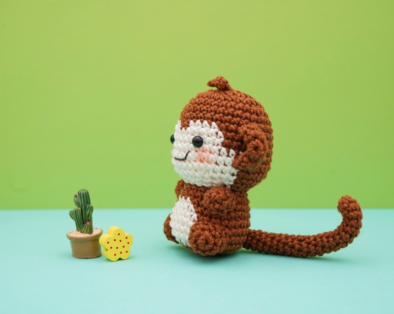 Monkey - Mini Animals amigurumi pattern - Amigurumi.com