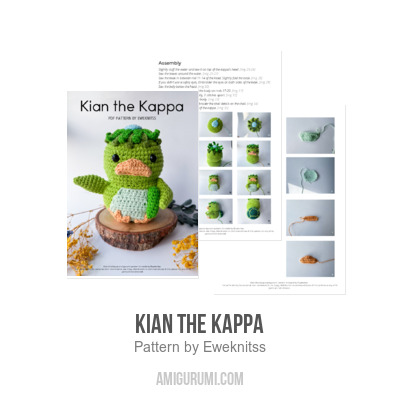 Kian the Kappa amigurumi pattern - Amigurumi.com