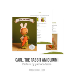 Carl, the rabbit amigurumi amigurumi pattern - Amigurumi.com