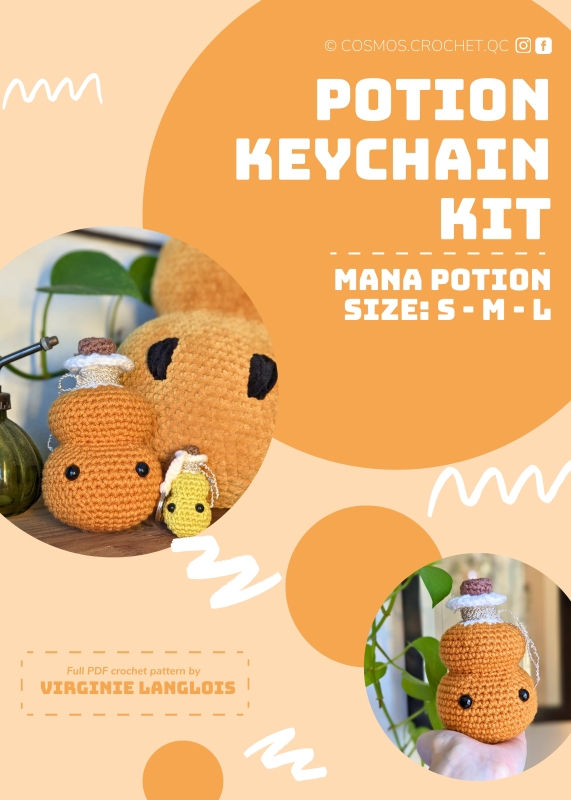 Mana potion bundle amigurumi pattern - Amigurumi.com