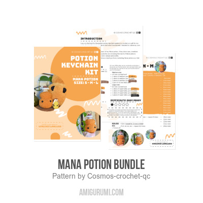 Mana potion bundle amigurumi pattern - Amigurumi.com