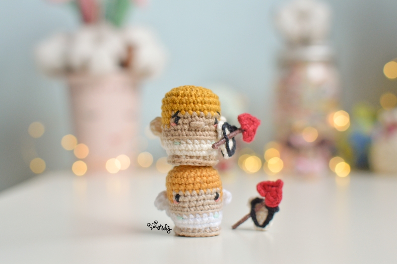 Mini Cupid cube amigurumi pattern - Amigurumi.com