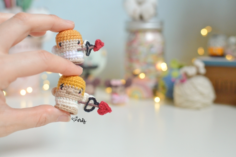 Mini Cupid cube amigurumi pattern - Amigurumi.com