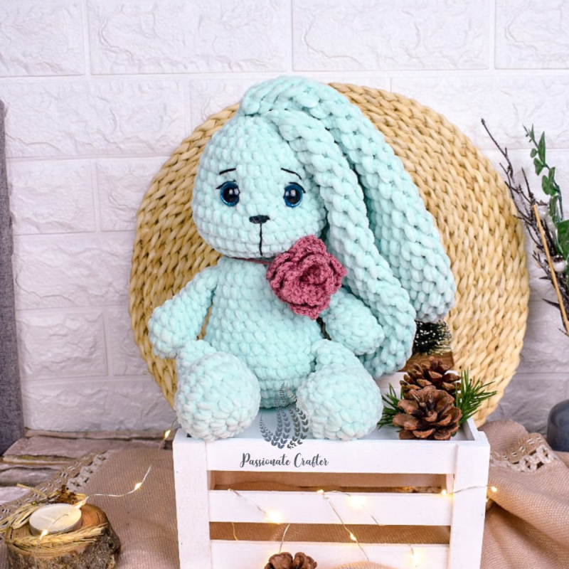No Sew Crochet Bunny amigurumi pattern - Amigurumi.com