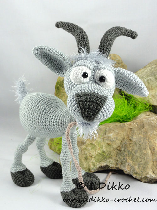 Gus the goat amigurumi pattern - Amigurumi.com