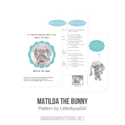 Matilda the Bunny amigurumi pattern - Amigurumi.com
