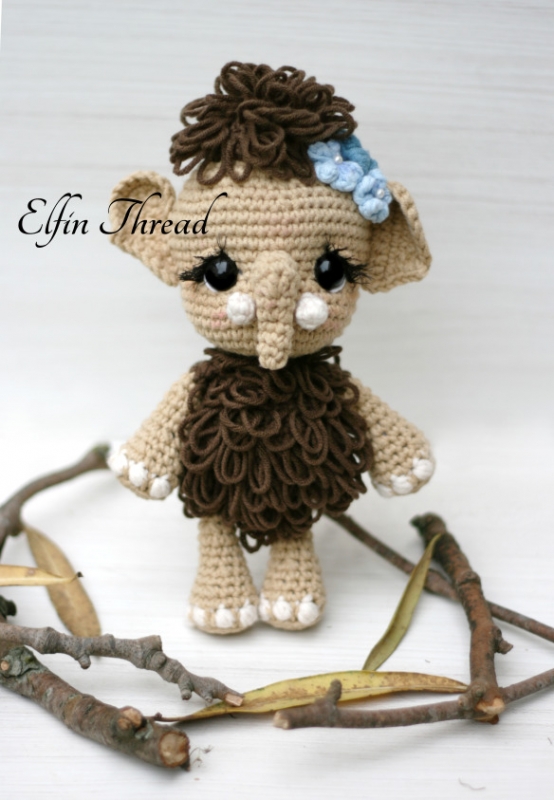 Maura the Chibi Mammoth amigurumi pattern - Amigurumi.com