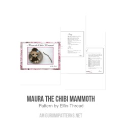 Maura the Chibi Mammoth amigurumi pattern - Amigurumi.com