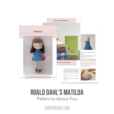 Roald Dahl's Matilda amigurumi pattern - Amigurumi.com