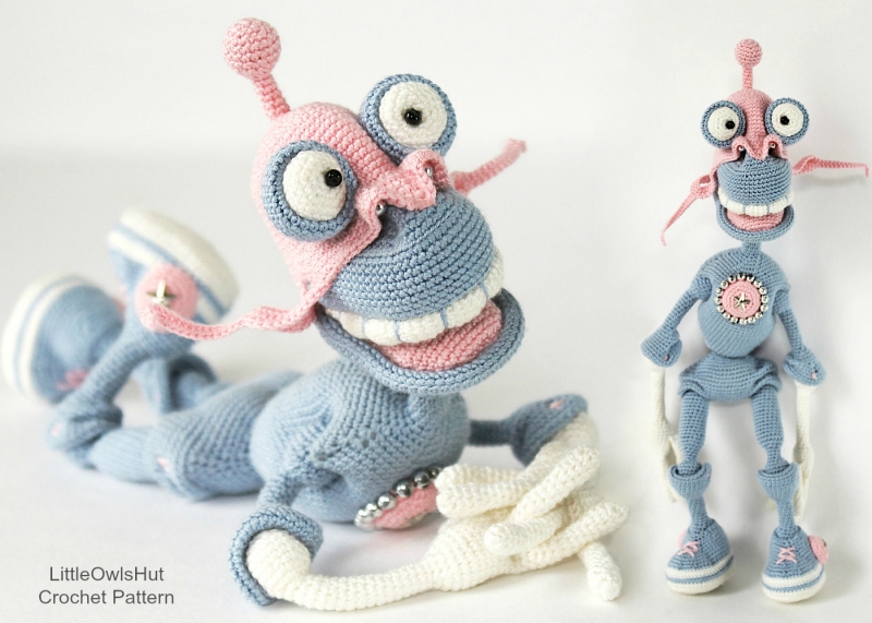 Sweet Robot amigurumi pattern - Amigurumi.com