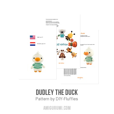 Dudley the Duck amigurumi pattern - Amigurumi.com
