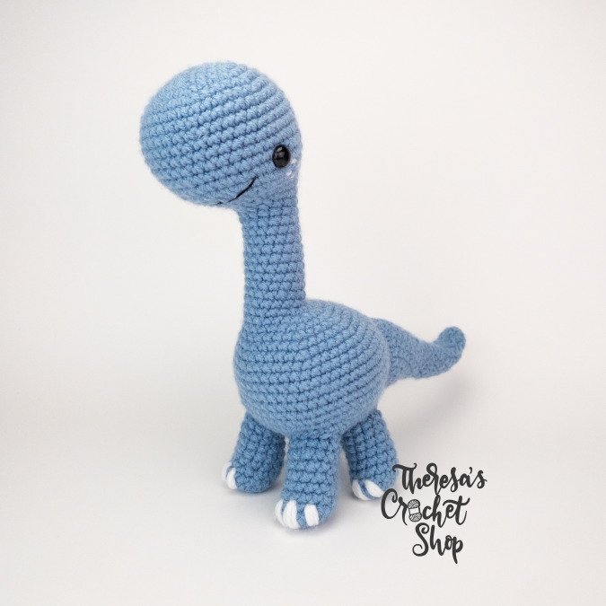 Bruno the Brontosaurus amigurumi pattern - Amigurumi.com