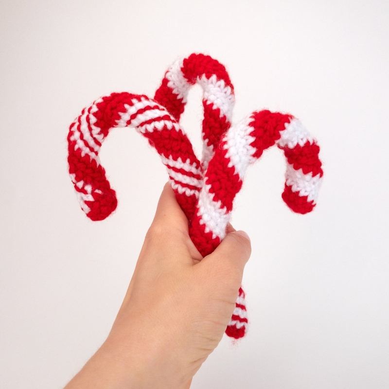 Crochet Candy Cane Amigurumi Pattern Amigurumi