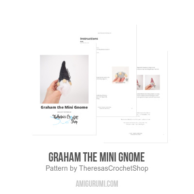 Graham the Mini Gnome amigurumi pattern - Amigurumi.com