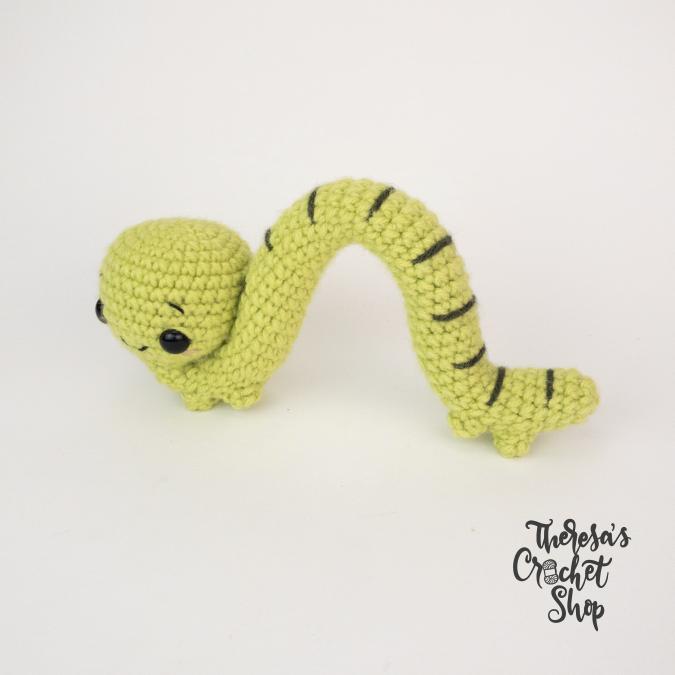 Iggy the Inchworm amigurumi pattern - Amigurumi.com