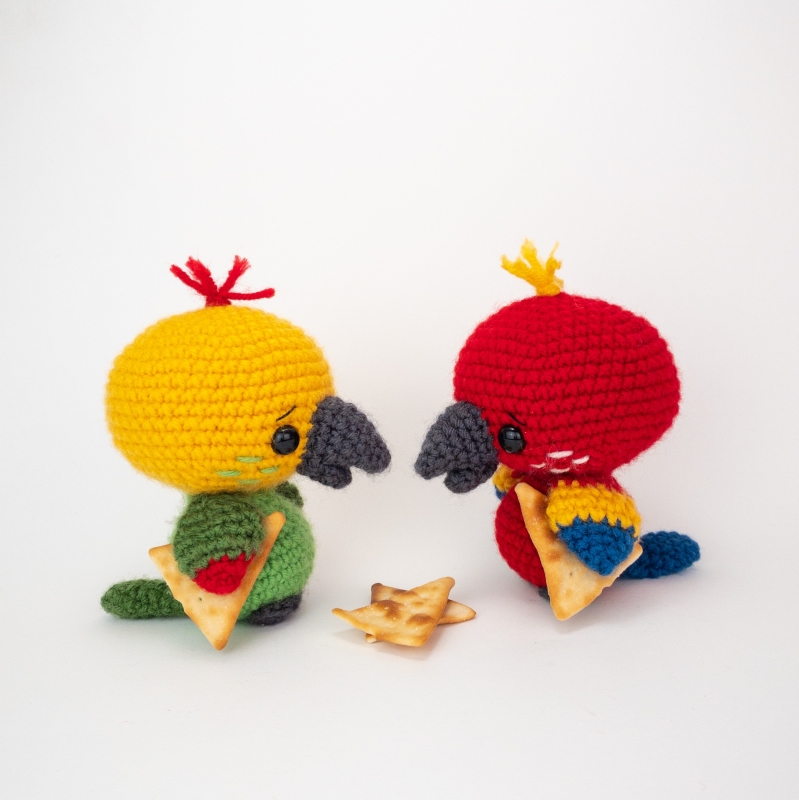 Pedro and Pip the Parrot Pals amigurumi pattern - Amigurumi.com