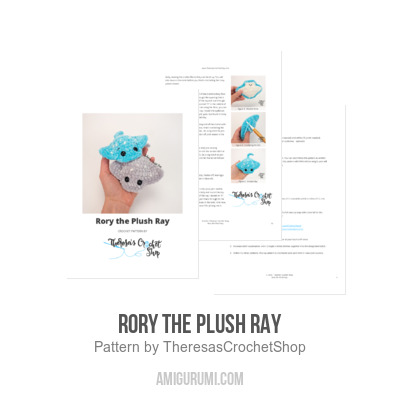 Rory the Plush Ray amigurumi pattern - Amigurumi.com