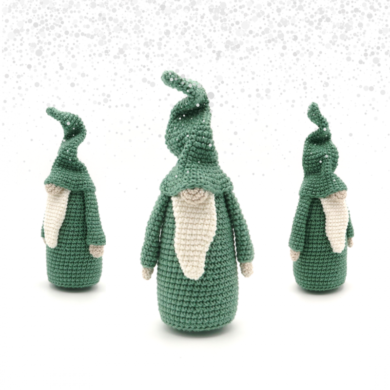 Tall Gnomes Set. 3 sizes amigurumi pattern - Amigurumi.com