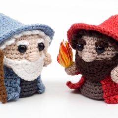 Mini Mage & Wizard amigurumi pattern - Amigurumi.com