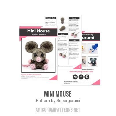 Mini Mouse amigurumi pattern - Amigurumi.com