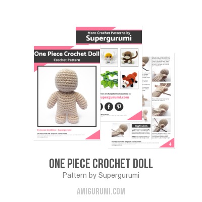 One Piece Crochet Doll amigurumi pattern - Amigurumi.com