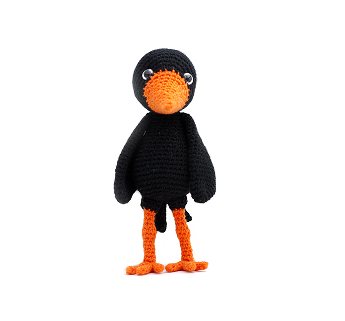 Crox the Crow amigurumi pattern - Amigurumi.com