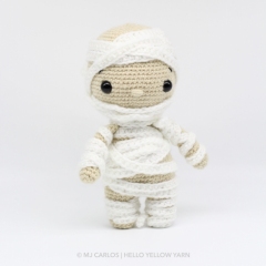 Tommy the Little Mummy amigurumi pattern - Amigurumi.com
