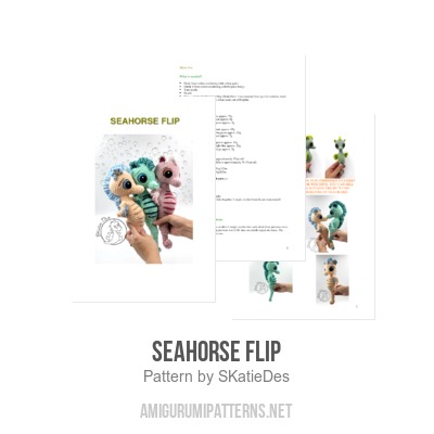 Seahorse Flip amigurumi pattern - Amigurumi.com