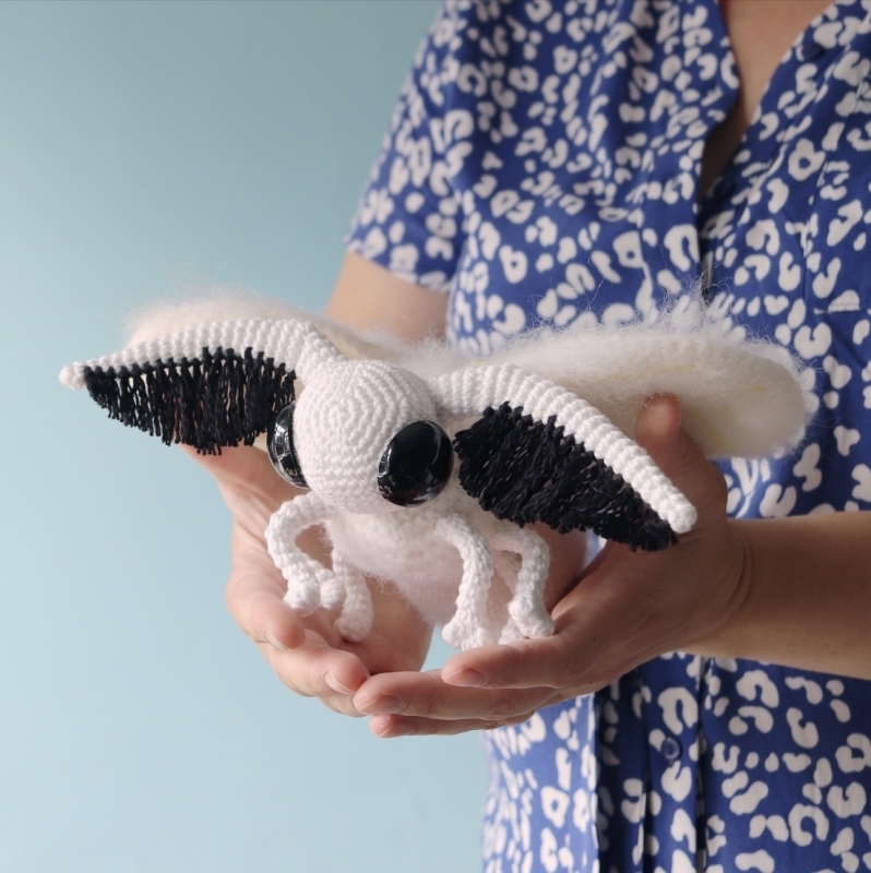 Delilah The Poodle Moth amigurumi pattern - Amigurumi.com