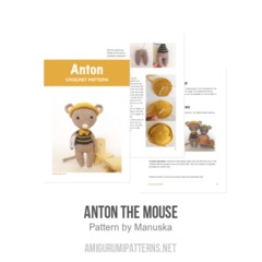 Anton the mouse amigurumi pattern - Amigurumi.com