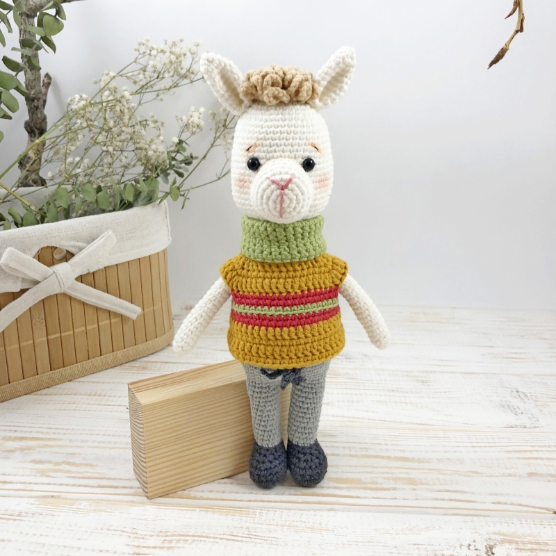 Danny the Llama Boy amigurumi pattern - Amigurumi.com
