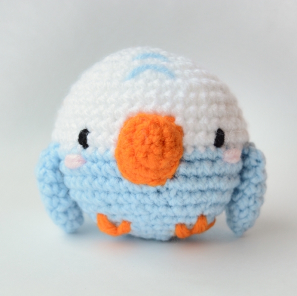 Chubby Budgie Bird - Free amigurumi pattern